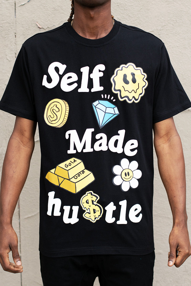 TS7527 Self Made Hustle T-shirt – Victorious LA